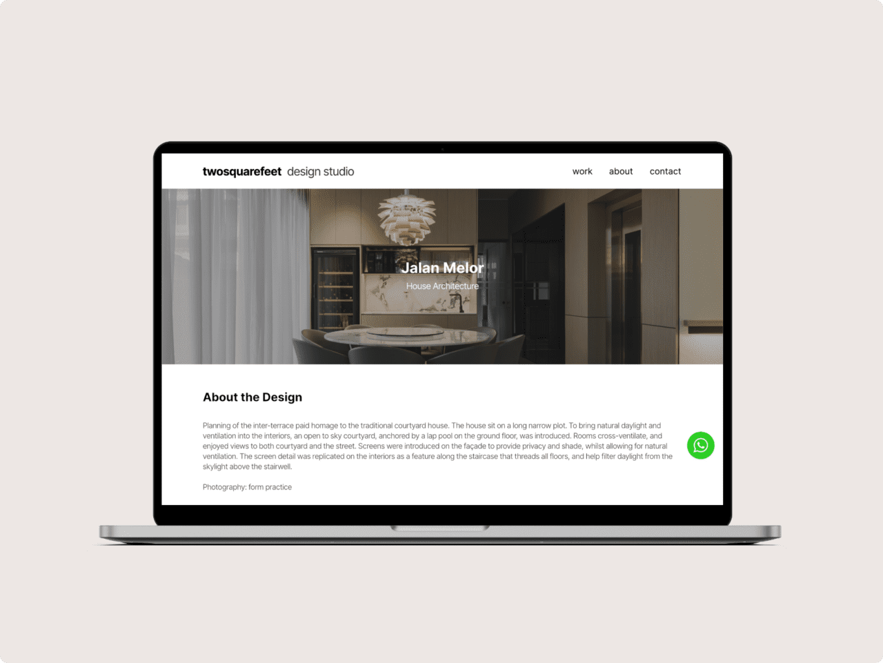 Web Design ad Development Project | Two Square Feet