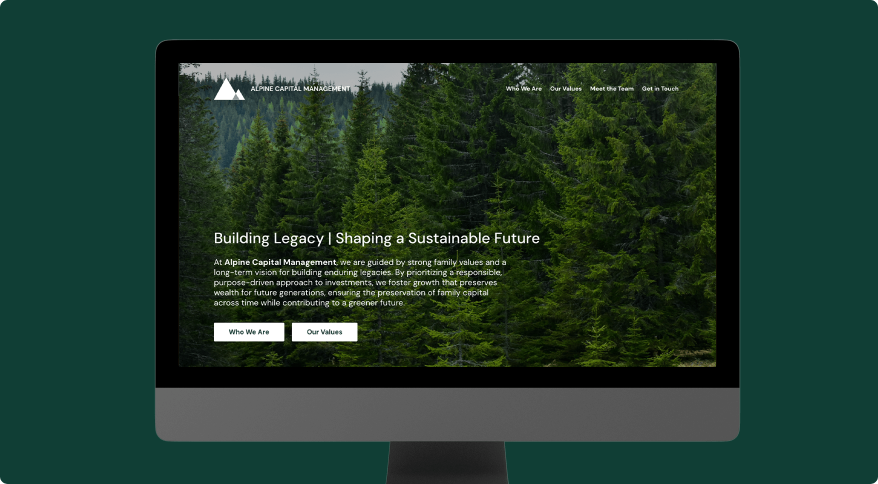 Web Design and Development Project | Alpine Management Capital