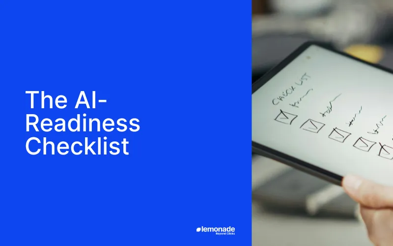 The AI-Readiness Checklist for Your Website - Lemonade